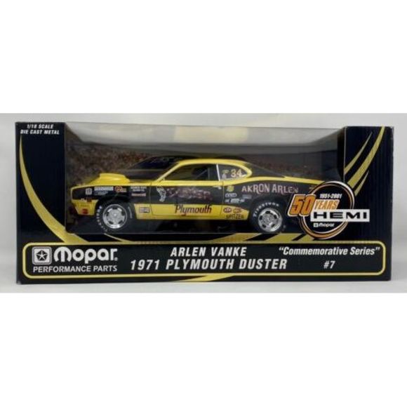 Toys | 118 Scale 1971 Plymouth Duster Arlen Vanke 5 Years Of Hemi ...
